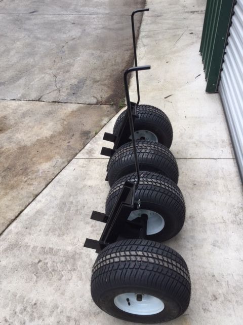 Combination Dolly Wheel Set with Towable Handles - Shed Hauler ...